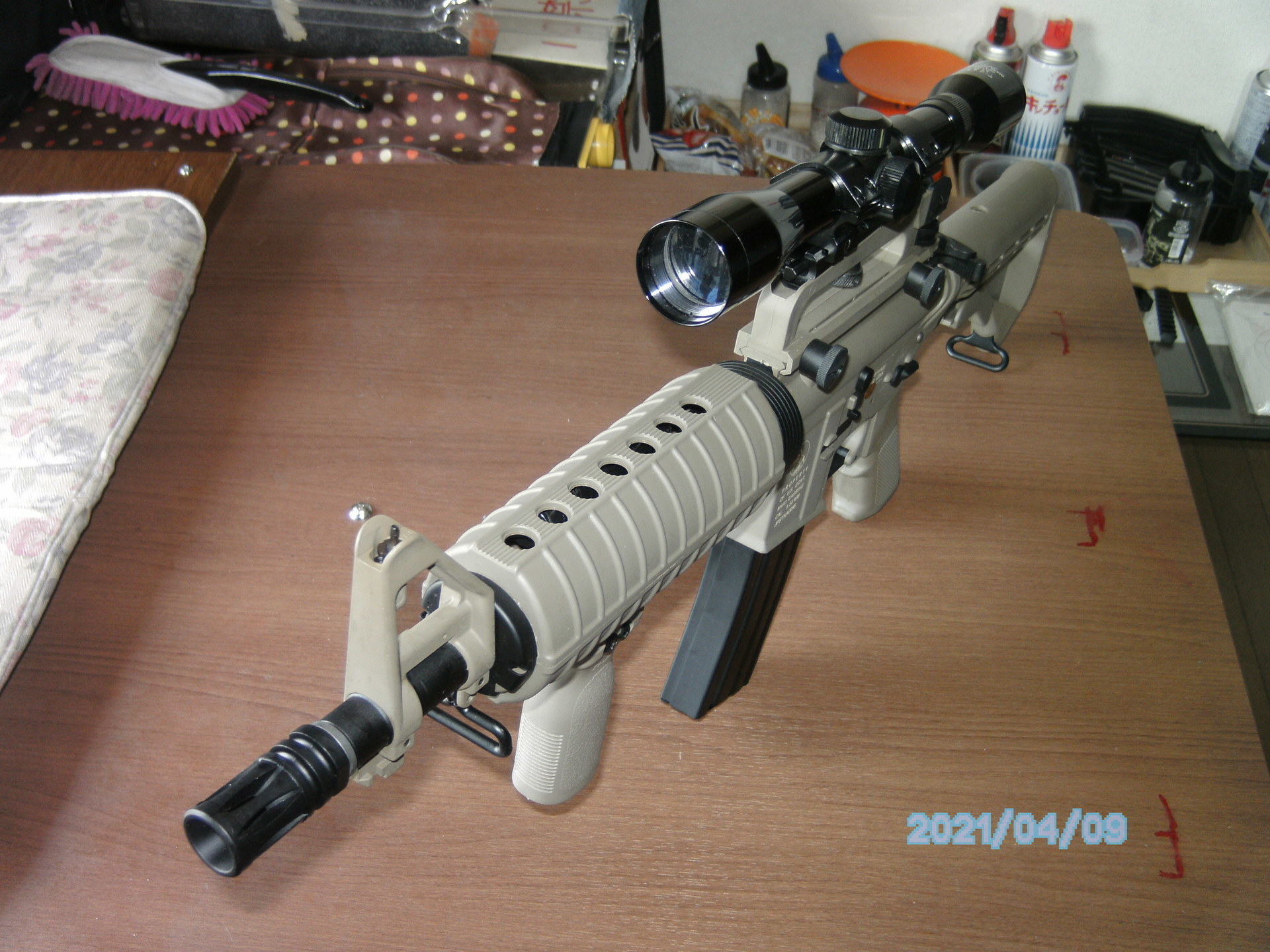 《エアガン》【レビュー】S&T M933 スポーツライン G3電動ガン DE: 😍エミュなクラちゃん😁